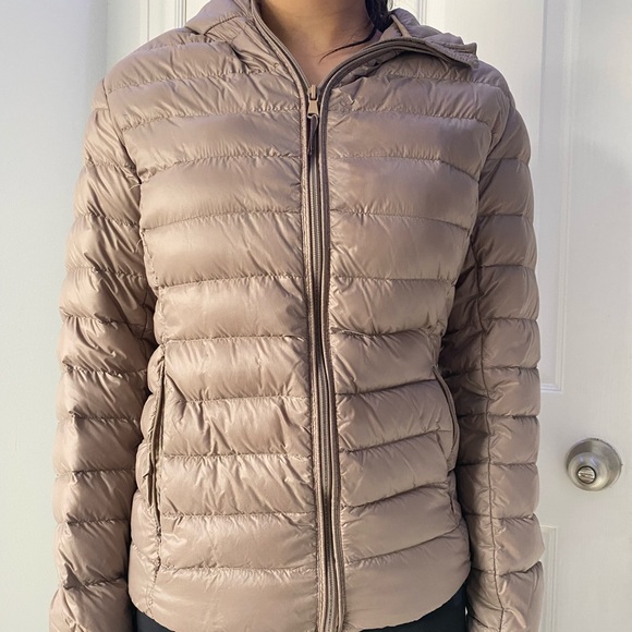 Wantdo | Jackets & Coats | Tan Fitted Puffer | Poshmark